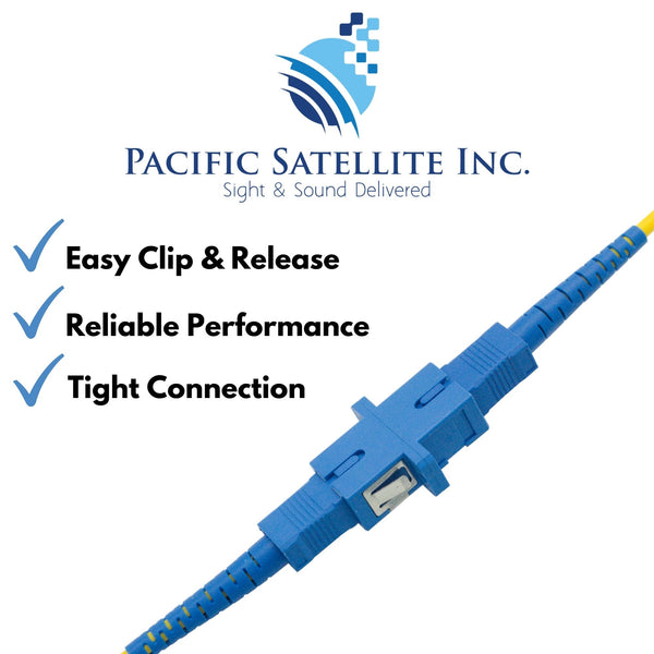 SC to SC Couplers - SC Fiber Optic Coupler - 10 Pack - Quick connect S ...